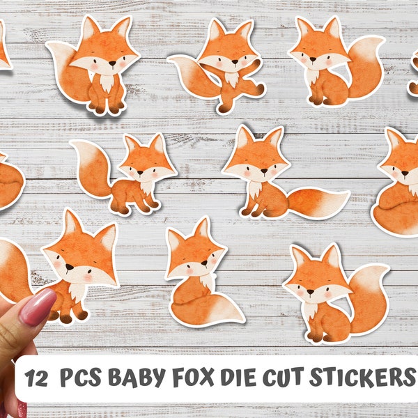 Fox Sticker - Etsy