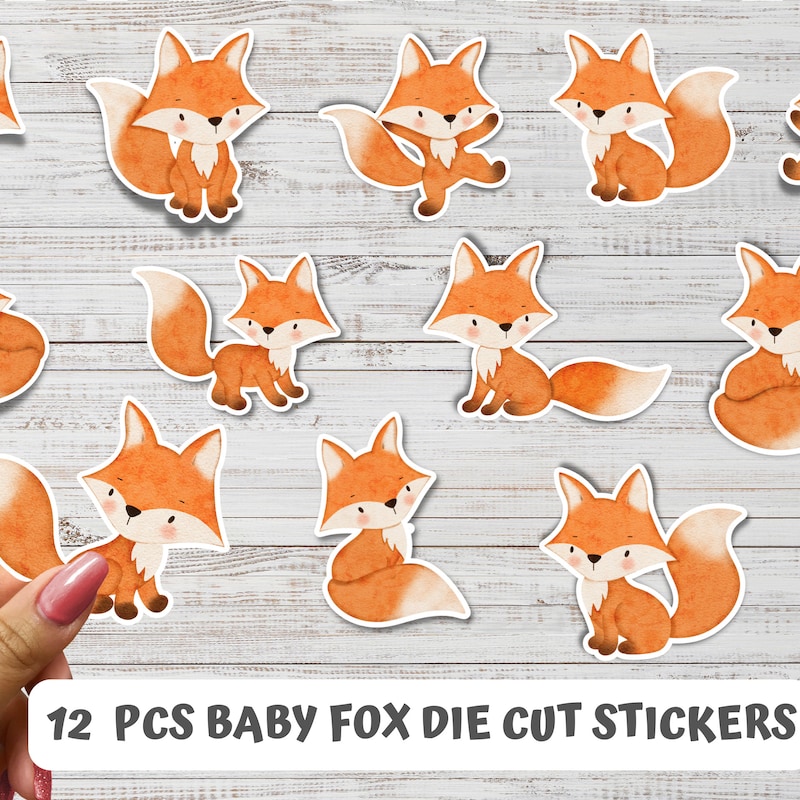 Fox Sticker - Etsy