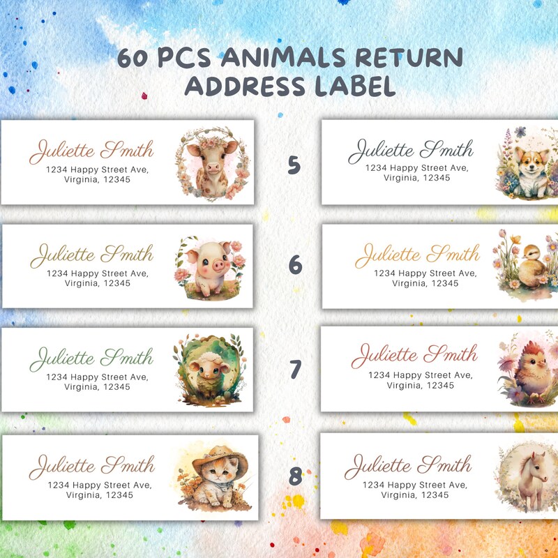 Return Address Labels - Etsy