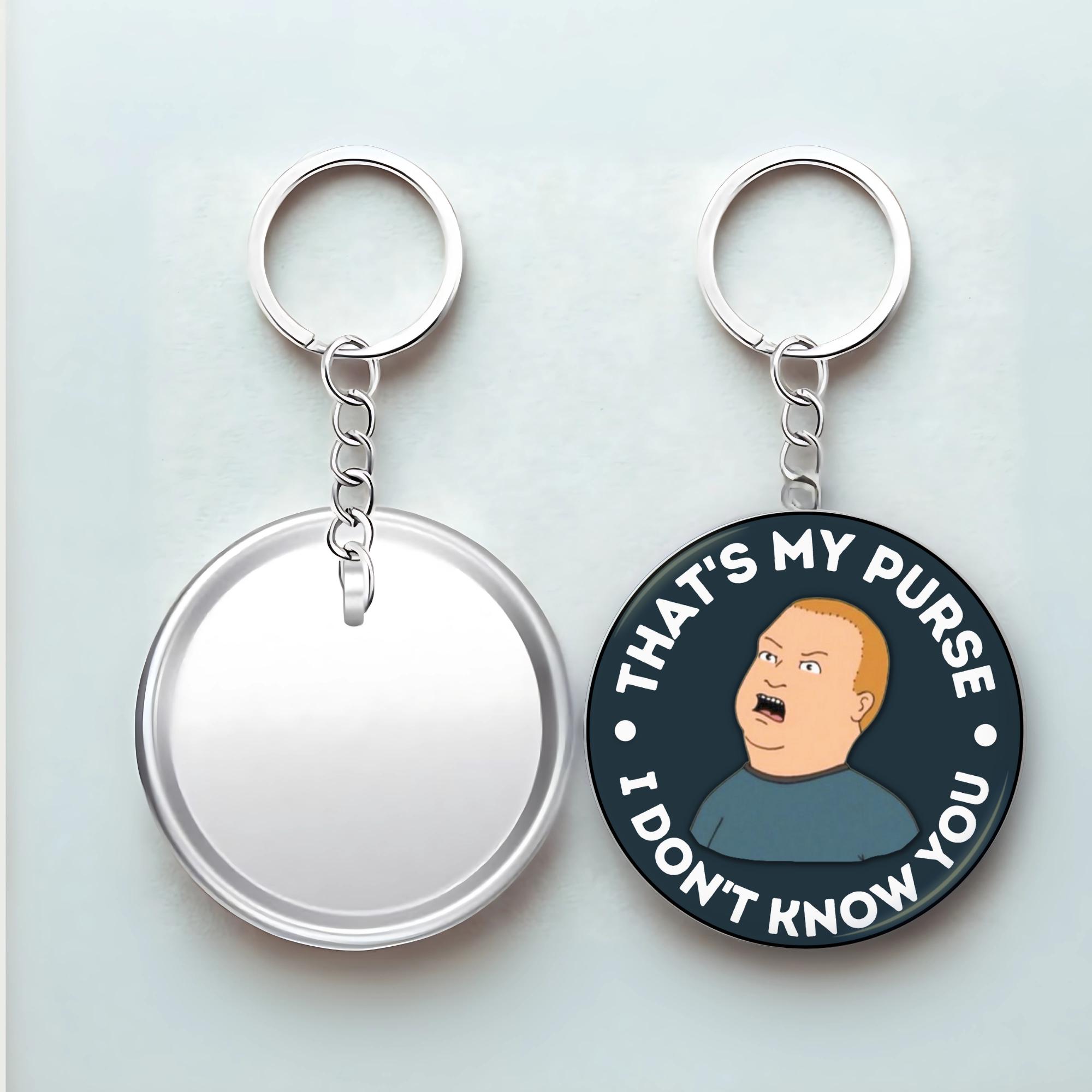 That's My Purse Keychain: Funny 90s Animated TV Quote Button Pin - Etsy