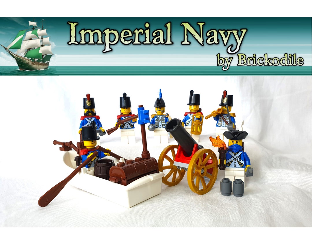 LEGO® Bluecoats Minifigures MOC - Various Buccaneers & Sailors ...
