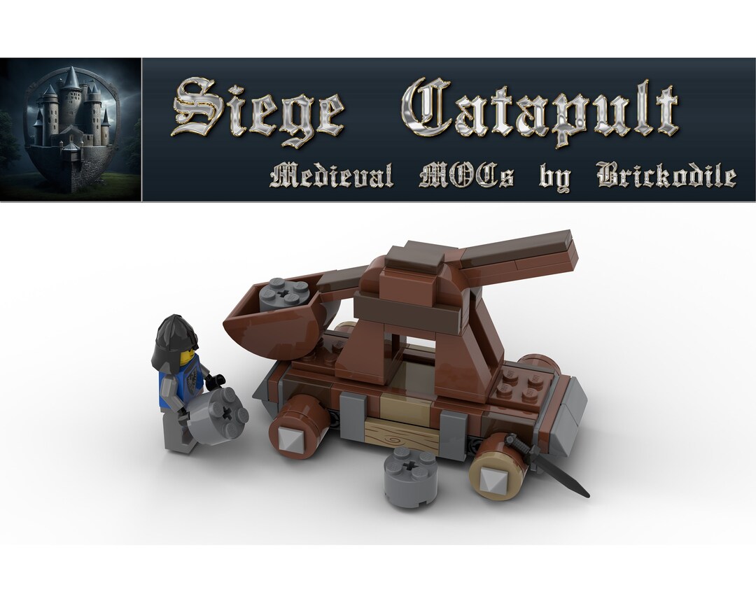 LEGO® Catapult Knight MOC Siege Catapult Castle/kingdoms/medieval Fits ...
