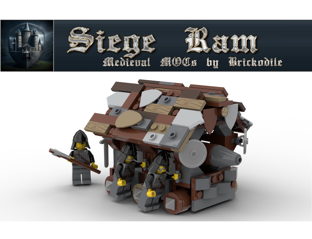 Battering Ram With Knights Made From LEGO® Parts MOC Castle/kingdoms ...