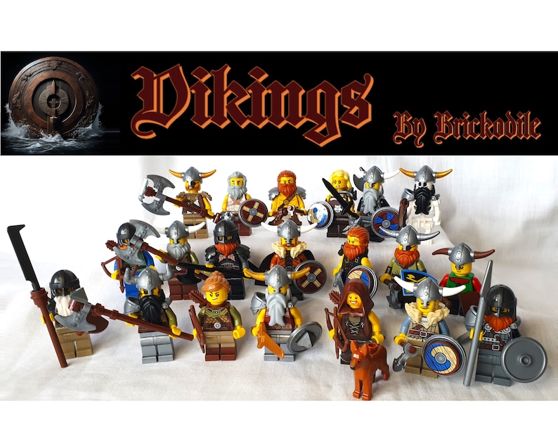 LEGO® Viking Minifigures MOC - Various Seafarers and Pirate Figures to ...