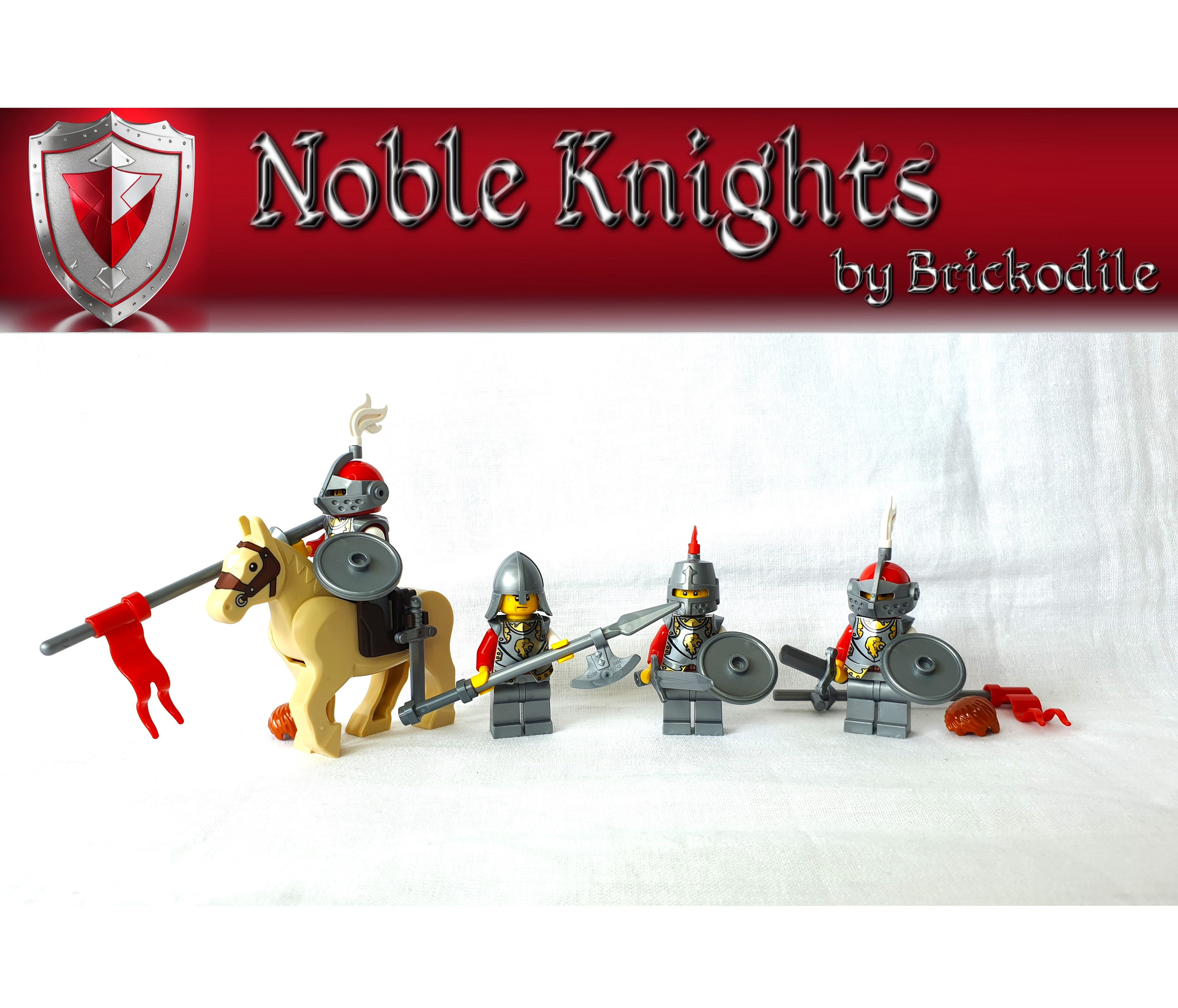 LEGO® Noble Knight Moc Various Knights and Medieval Minifigures to ...