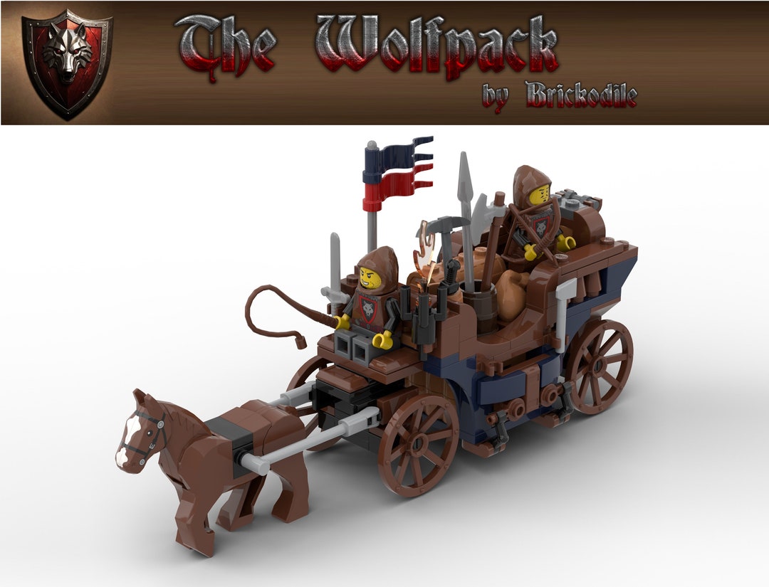 Wolfpack Renegades Carriage Made From LEGO® Parts MOC Castle/kingdoms ...