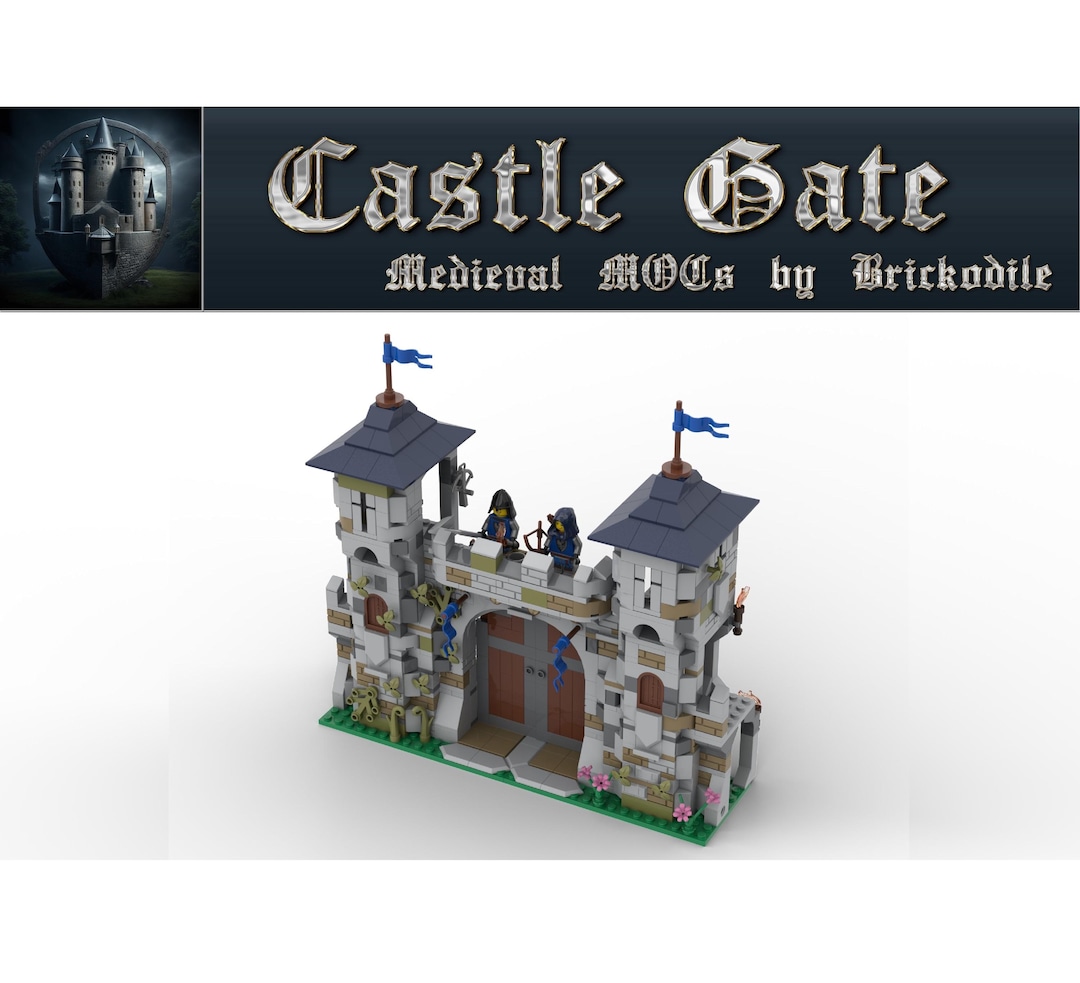 Castle Gate With Knights Made of LEGO® Parts MOC Castle/kingdoms/middle ...
