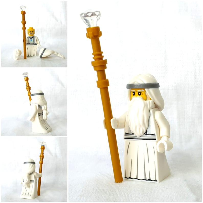 LEGO® White Knights Minifigures Moc Various Knights and Wizard ...