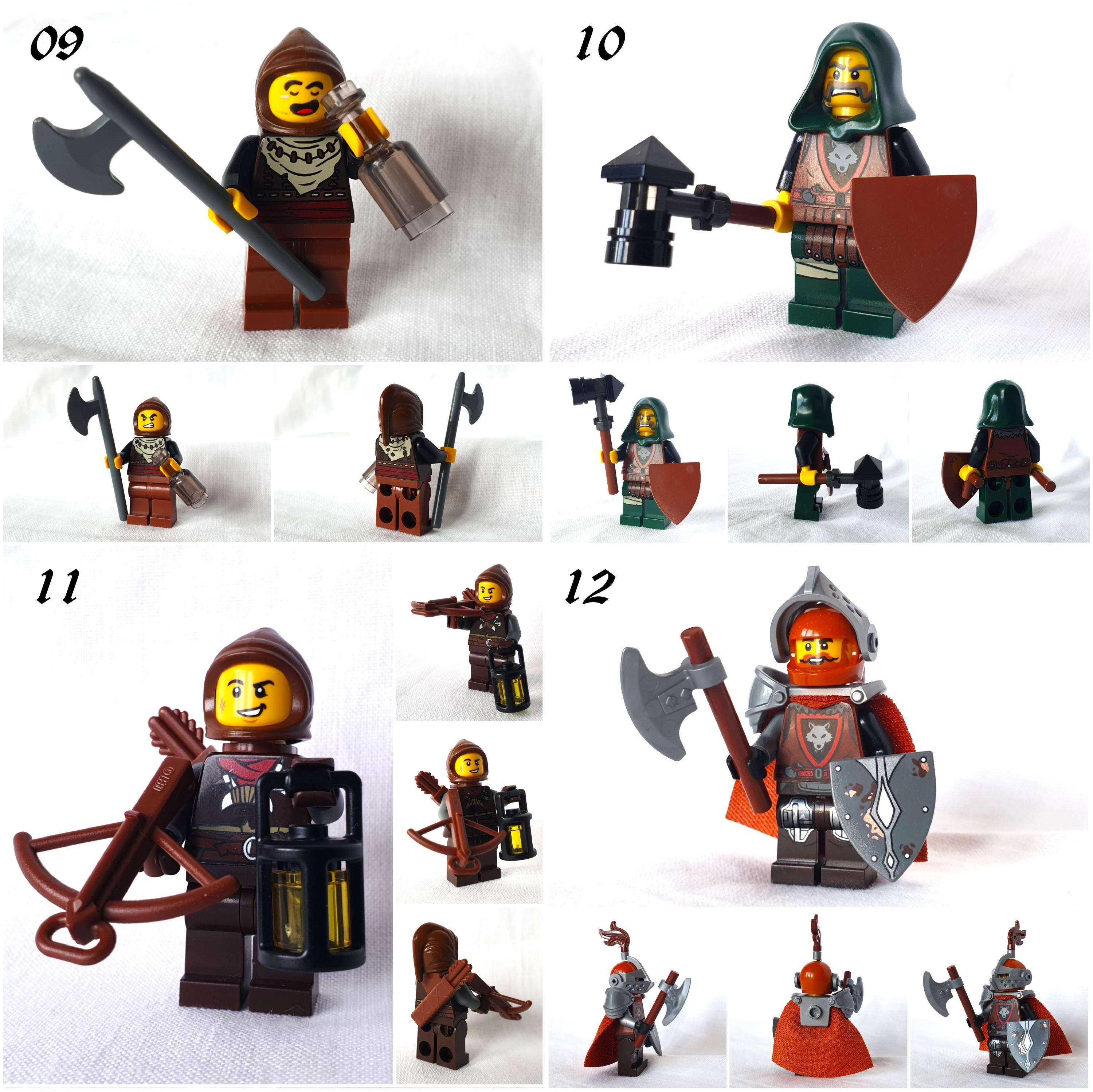 LEGO® Wolfpack Renegades Minifigure Moc - Various Knights and Wolf Pack ...