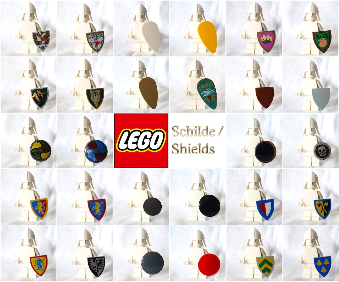 LEGO® Shields for Knights - Original & NEW Equipment Sets - New ...
