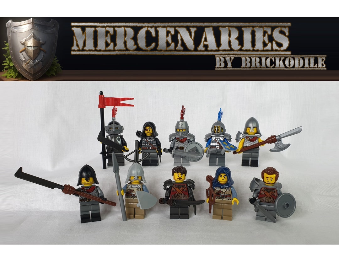 LEGO® Mercenaries Minifigures Moc Various Knights and Mercenaries ...