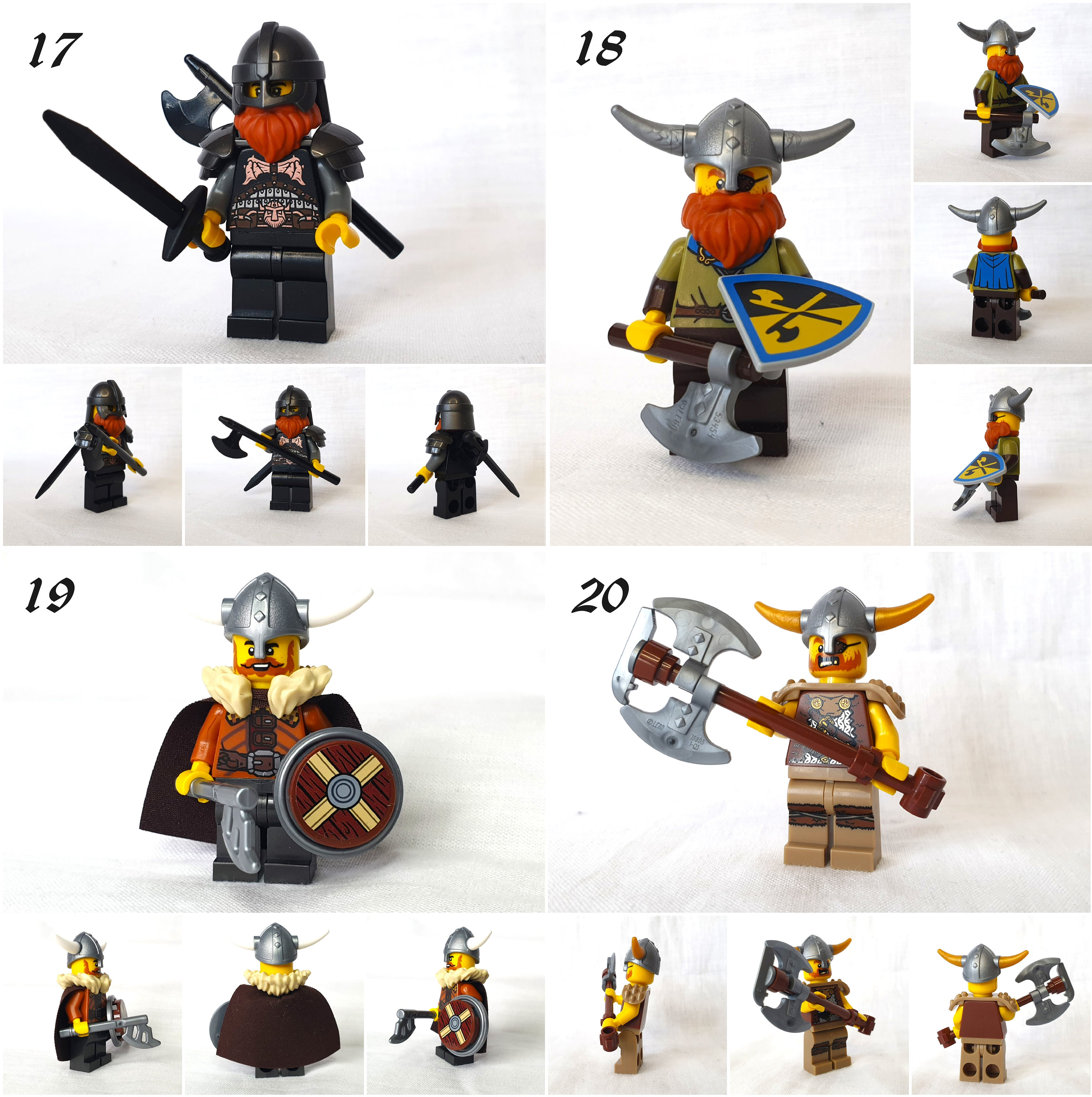 LEGO® Viking Minifigures Moc - Various Sailors and Privateers to Choose ...