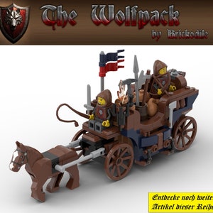 LEGO® Wolfpack Renegades Minifigure Moc - Various Knights and Wolf Pack ...