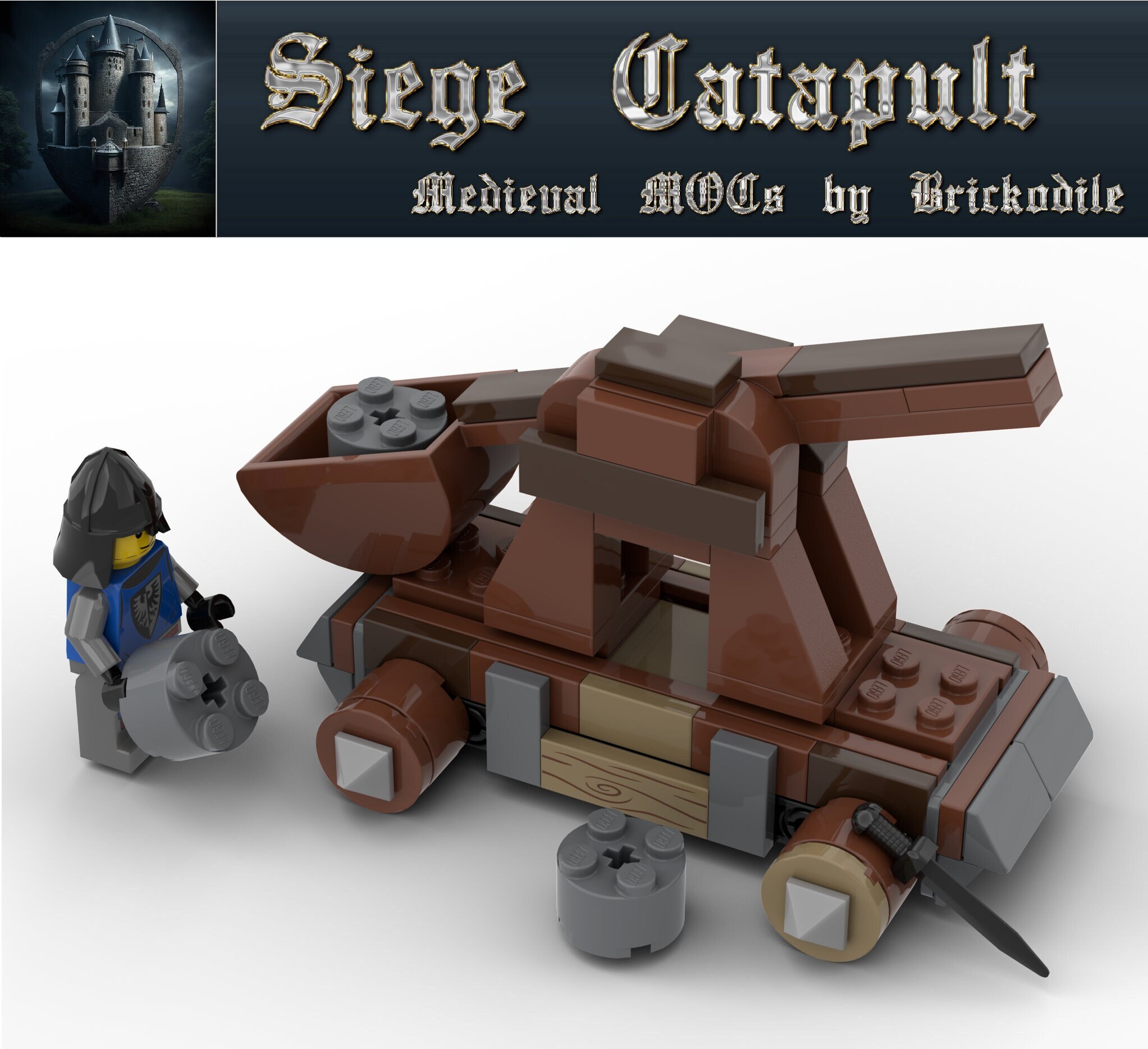 LEGO® Catapult Knights MOC Siege Catapult - Etsy