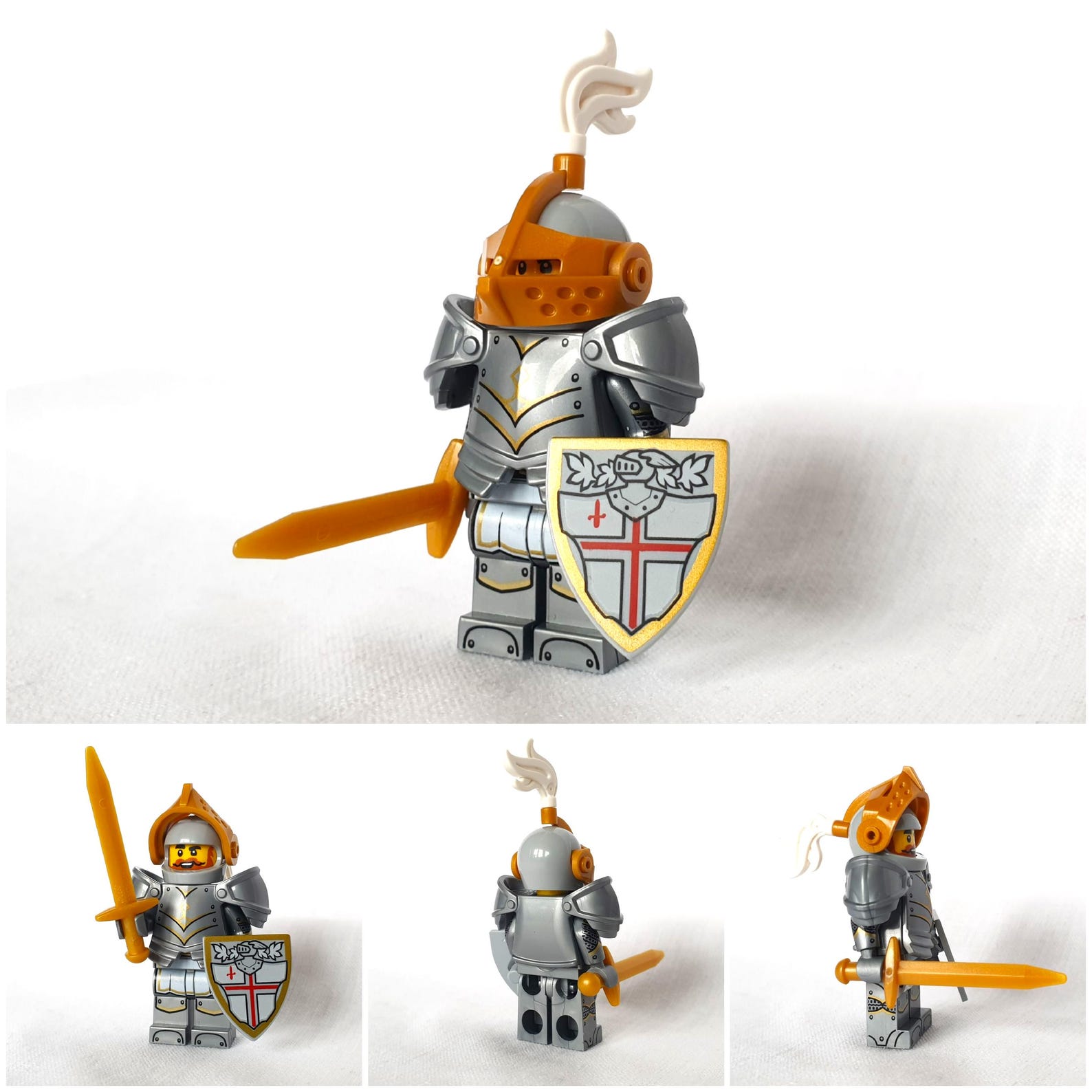 LEGO® Templar Knights Minifigure Moc - Various Crusader Templar Knight ...
