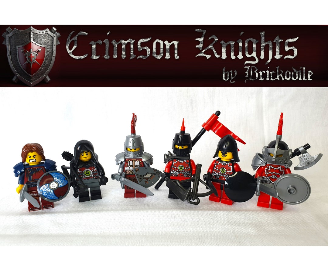 LEGO® Crimson Knights Minifigures Moc - Various Crimson Knights ...