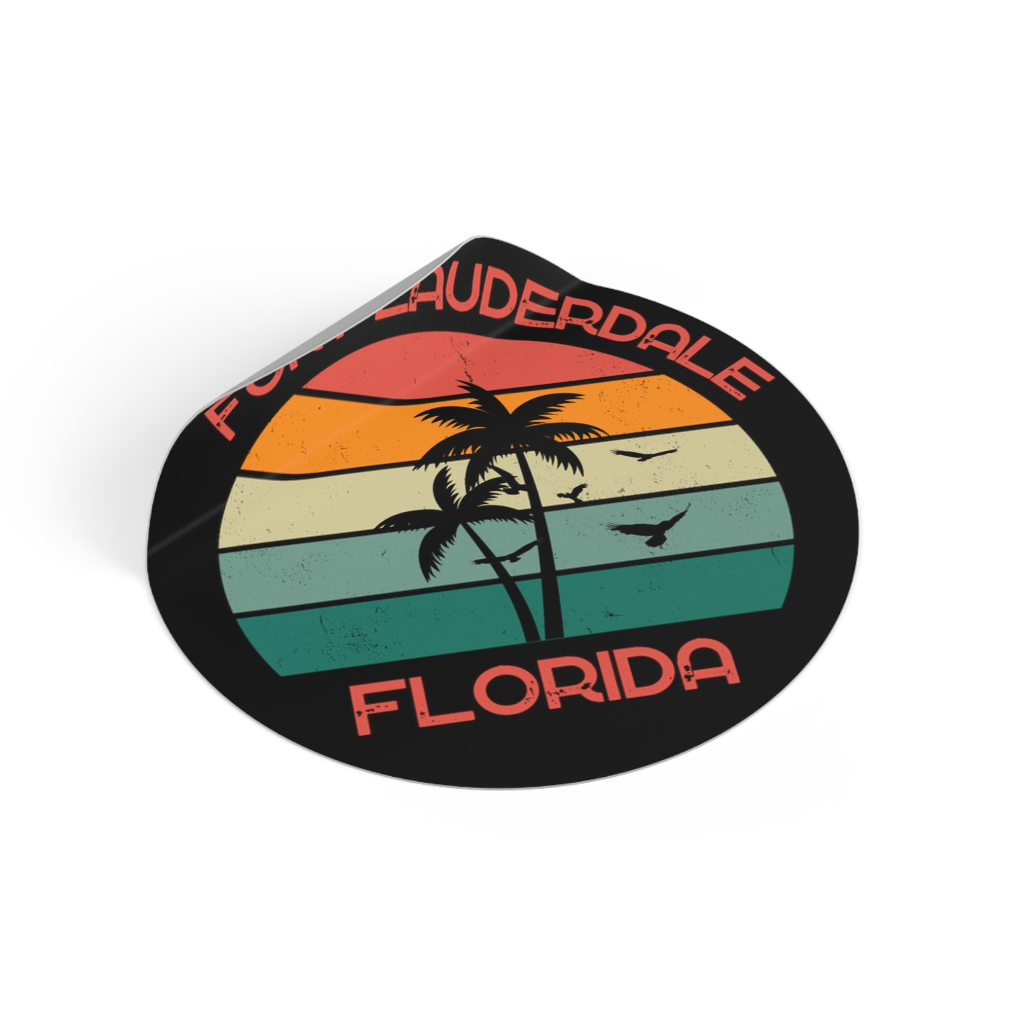 Fort Lauderdale Vinyl Sticker Water Bottle Sticker Hydro Flask Sticker ...