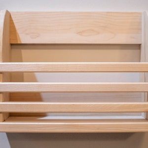 Wooden Wall Mount Storage Bin - Etsy