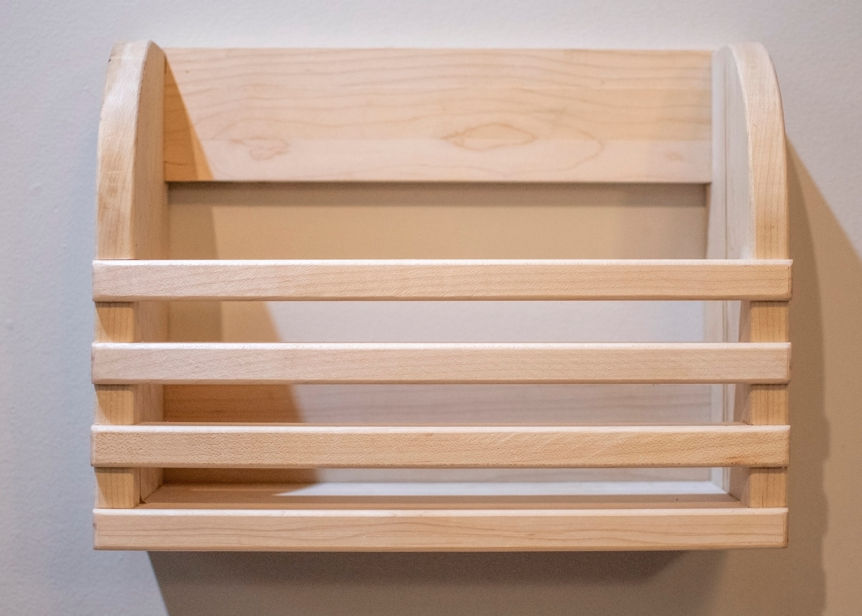 Wooden Wall Mount Storage Bin - Etsy