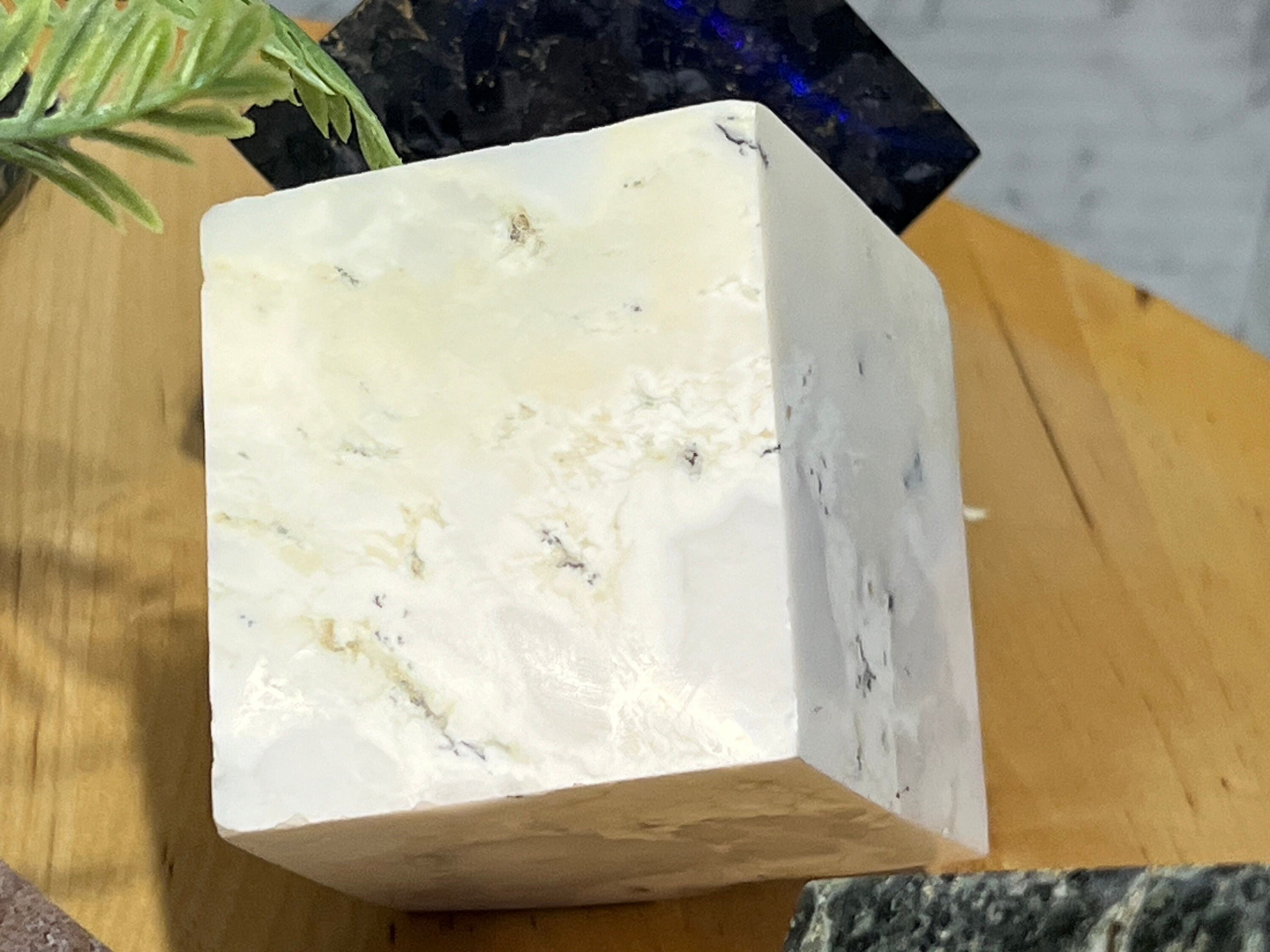 Ocean Jasper Pyramid/cube, Dendrite Cube, Indigo Gabbro Cube BUNDLE ...