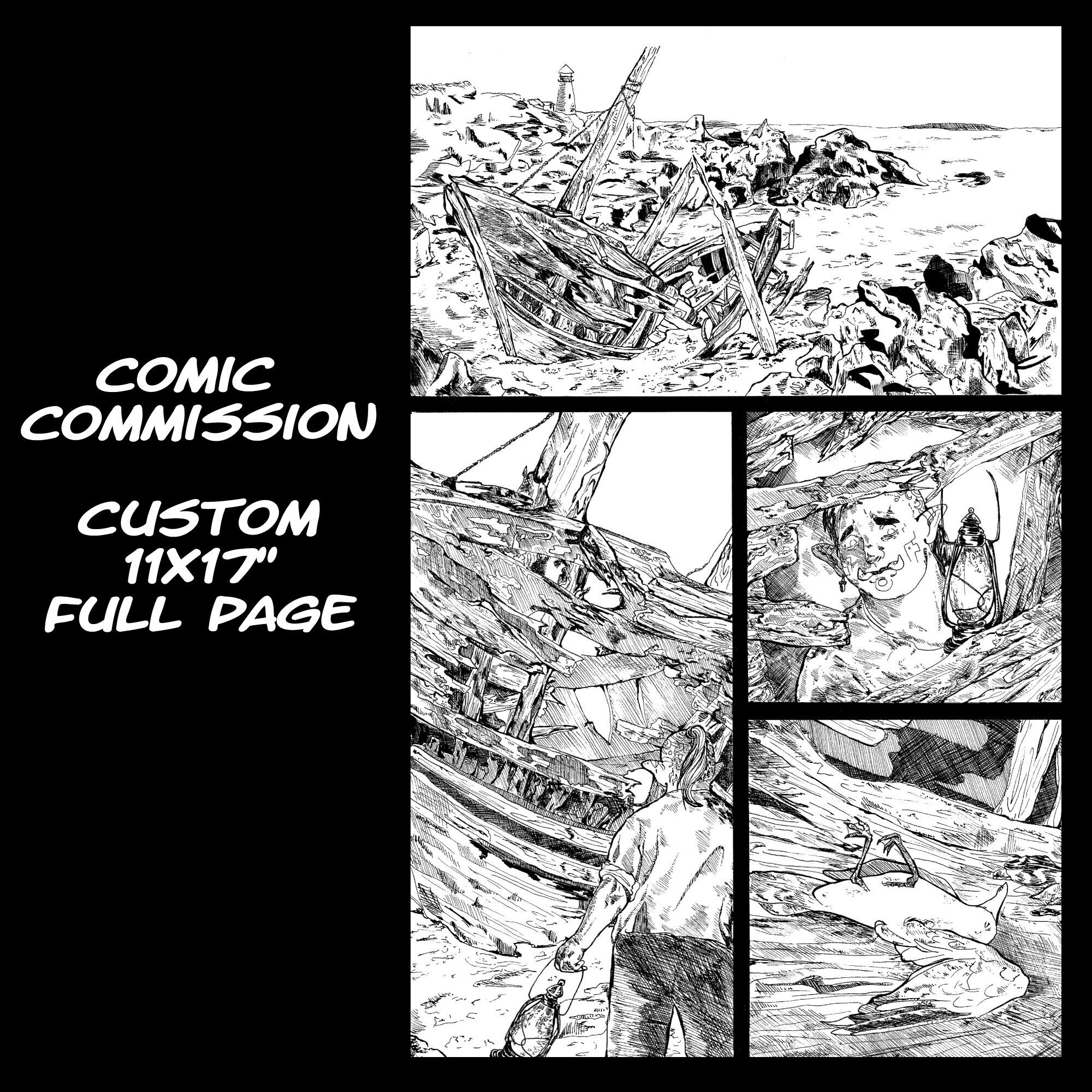 Commission Comic Page - Etsy