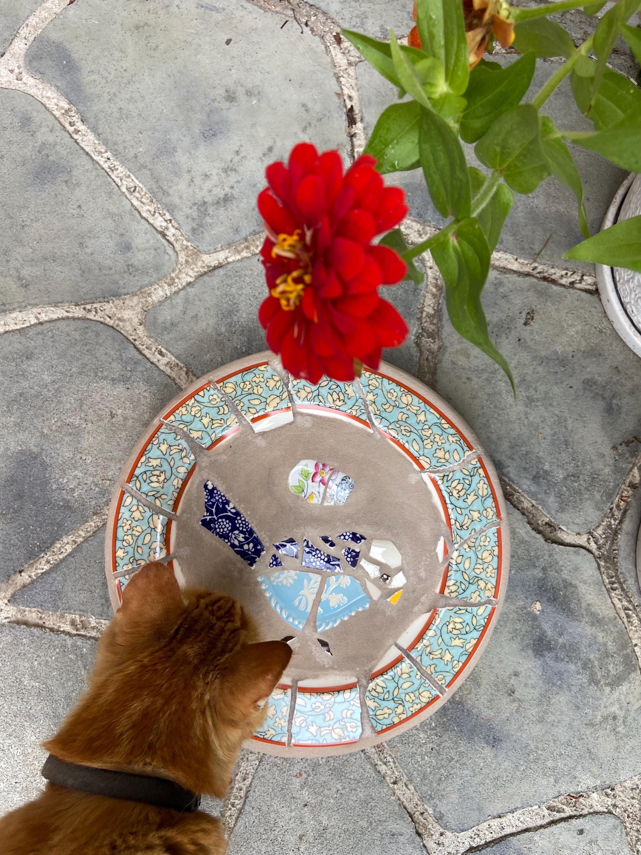 Handmade Bird Mosaic Stepping Stone - Etsy