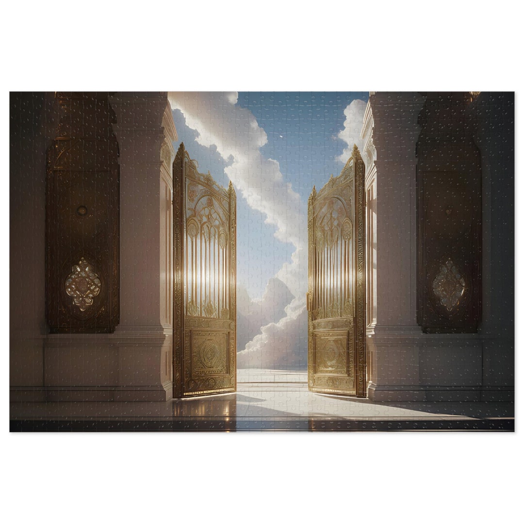 Heaven and the Pearly Gates Jigsaw Puzzle 500,1000-piece - Etsy