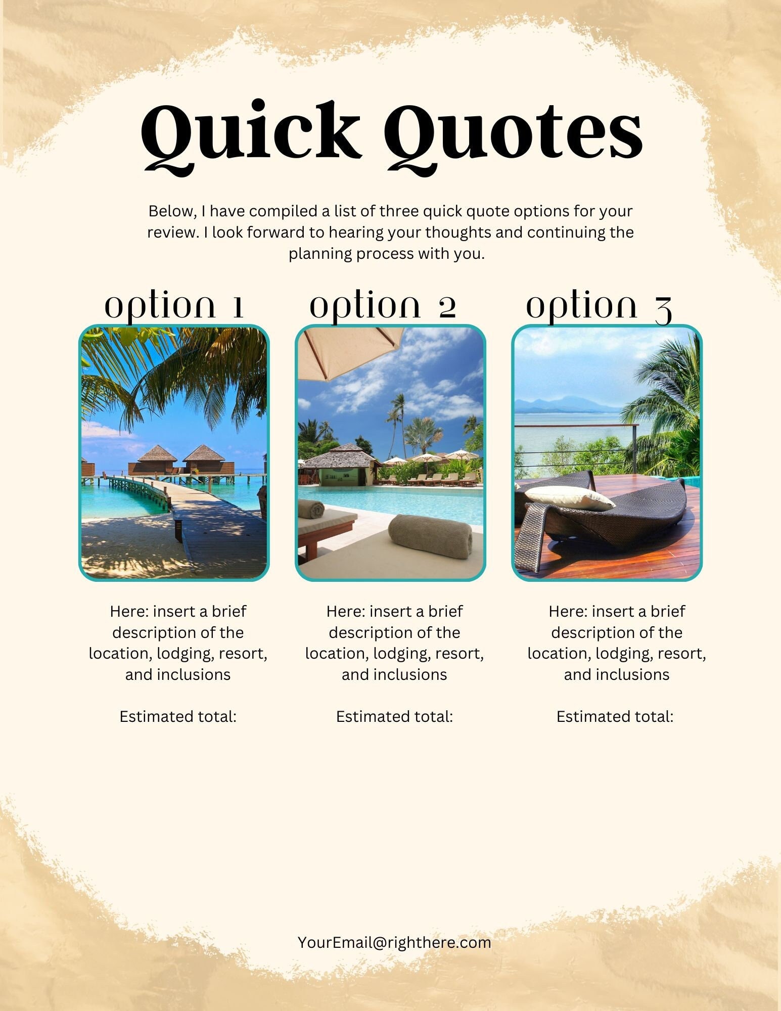 Travel Quote Template - Etsy