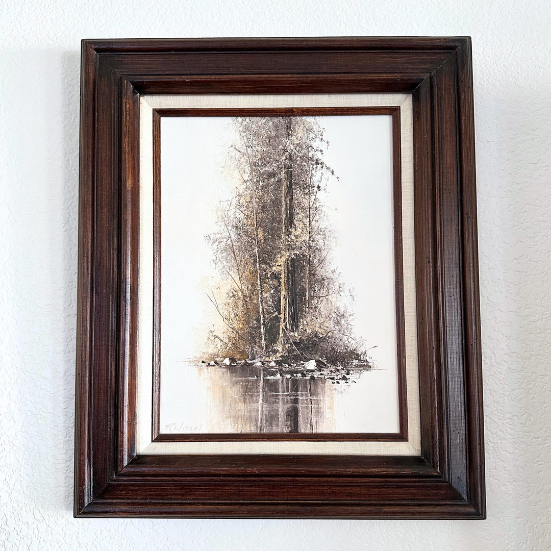 Richard Brian Hazel Acrylic or Oil on Canvas Painting | R Hazel Signed ...