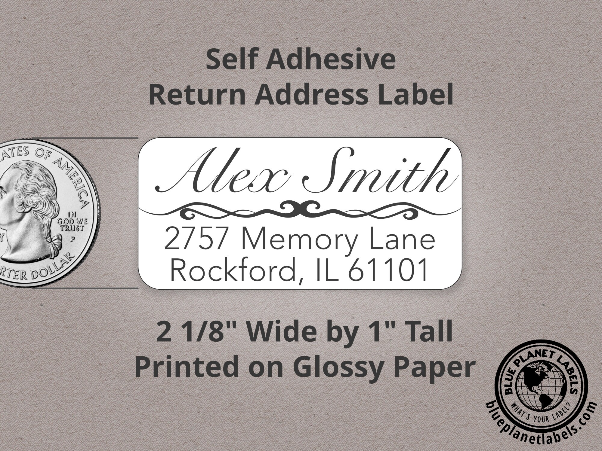 Custom Small Address Labels on Rolls Calligraphy Labels - Etsy