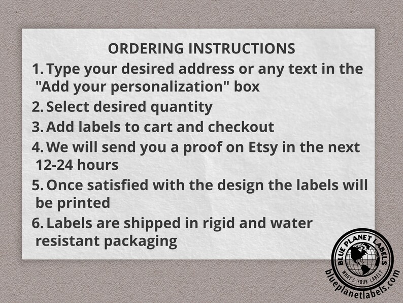 Custom Calligraphy Address Labels: Small Thermal Print Stickers on Roll ...