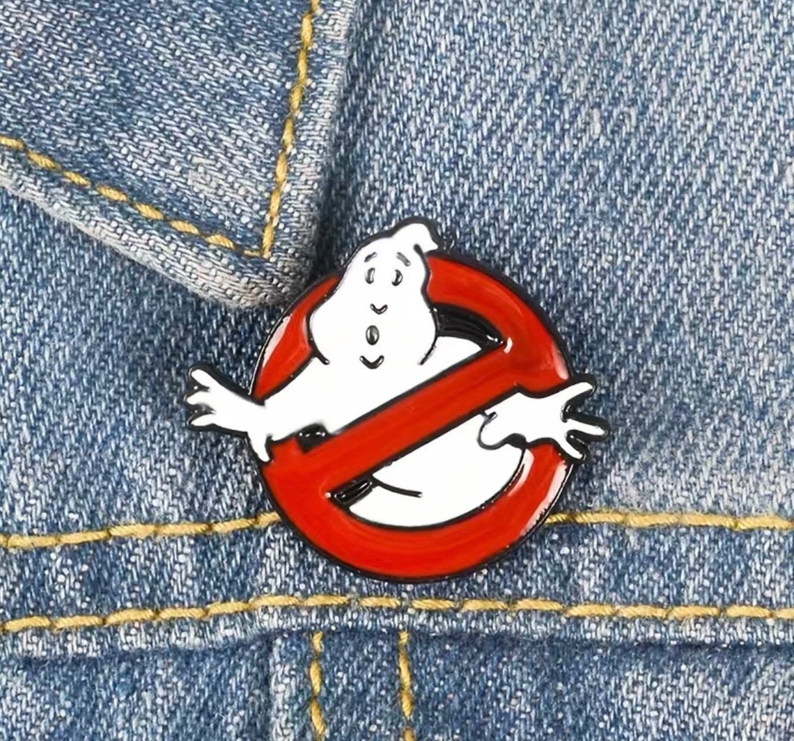 Ghostbusters Style Pin Badge - Etsy