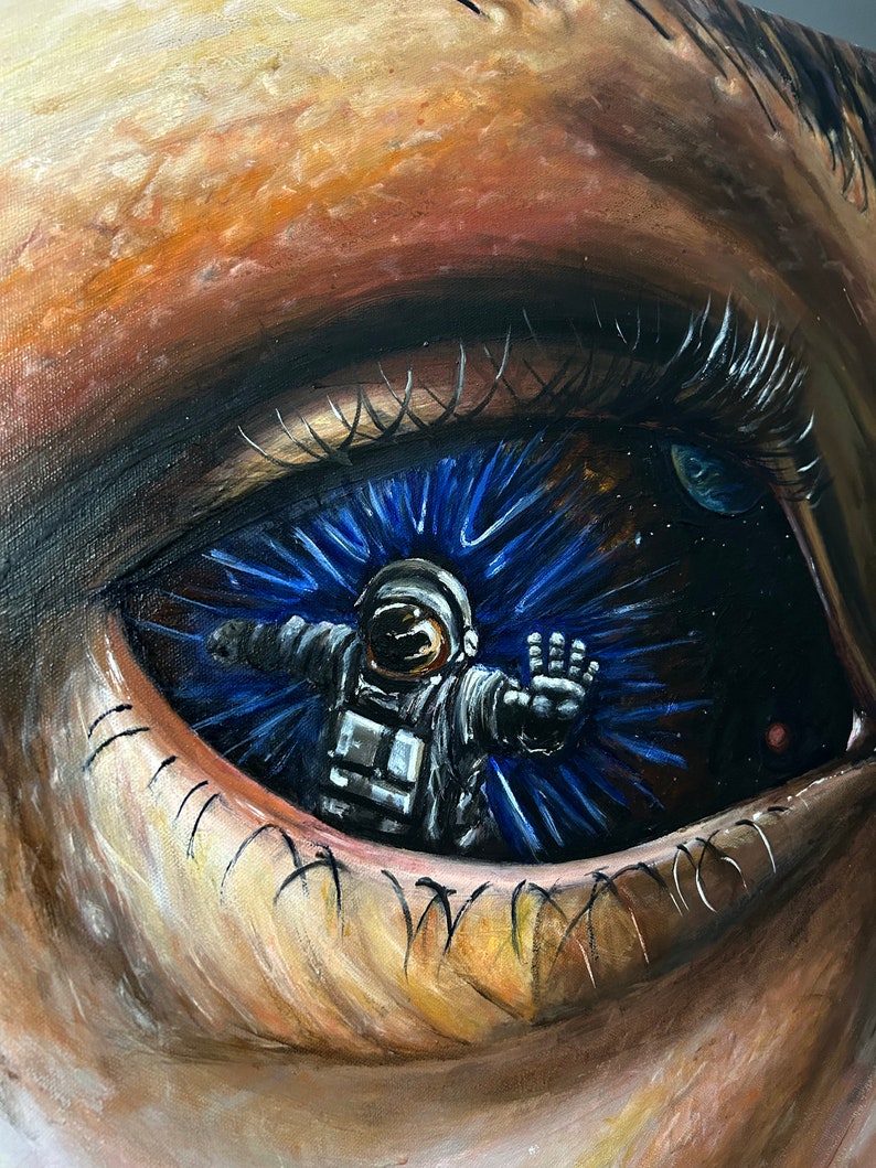 Psychonaut 16x16 Art Giclee Prints. Astronaut Art. Space Surrealism - Etsy
