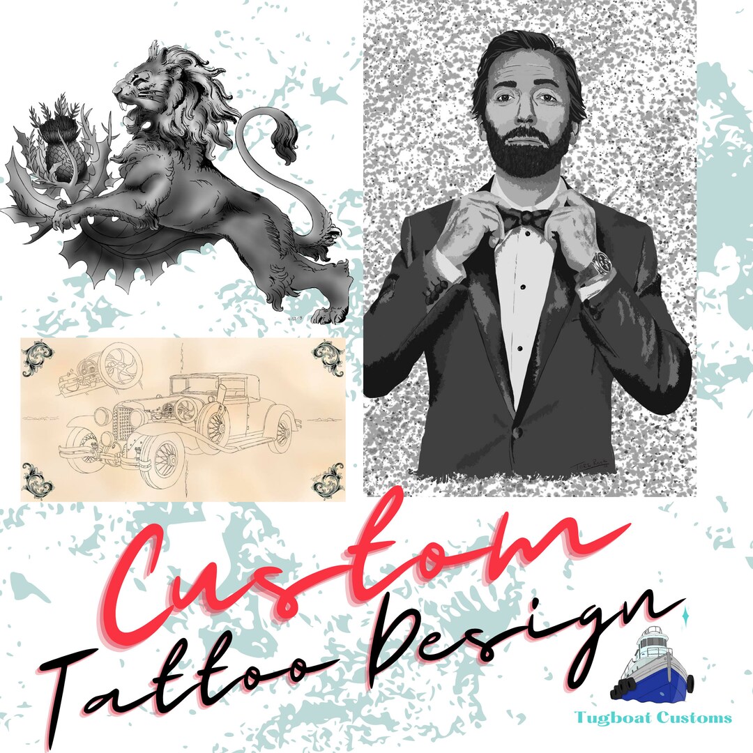 Custom Tattoo Design Commission Artwork Made to Order Tattoo - Etsy