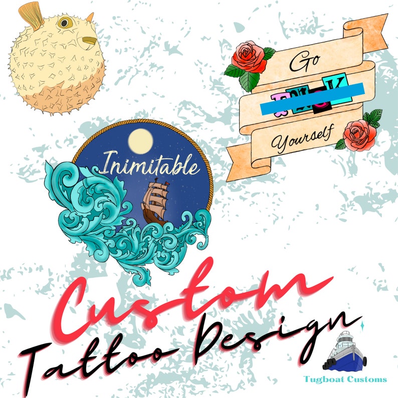 Custom Tattoo Design Commission Artwork Made to Order Tattoo - Etsy