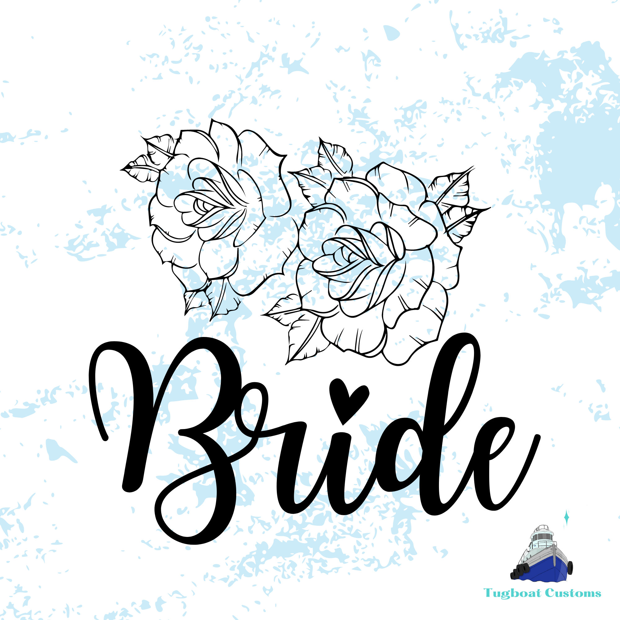 Bride SVG Flower Wedding, Wedding Svg, Marriage Svg, Bridal, Custom ...