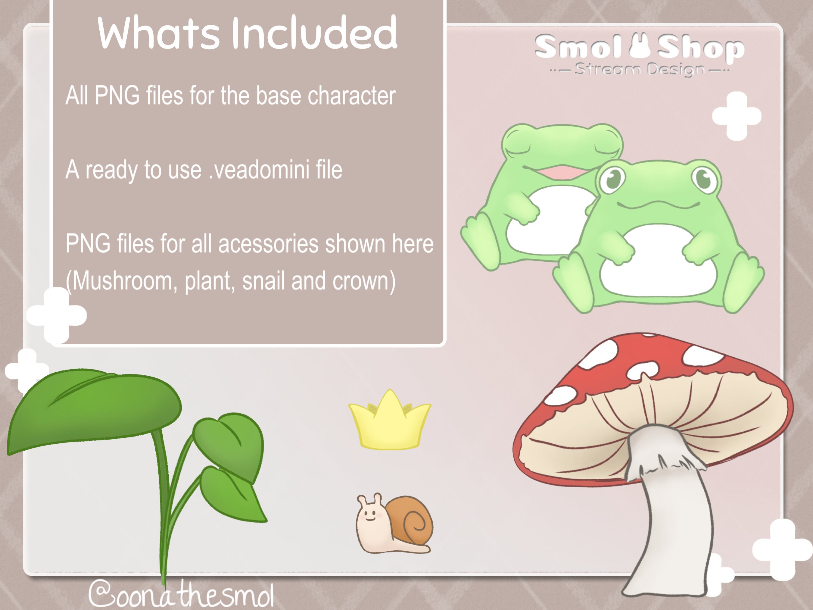 Frogii Pngtuber Vtuber Frog Cute Kawaii Green Frog Streaming - Etsy