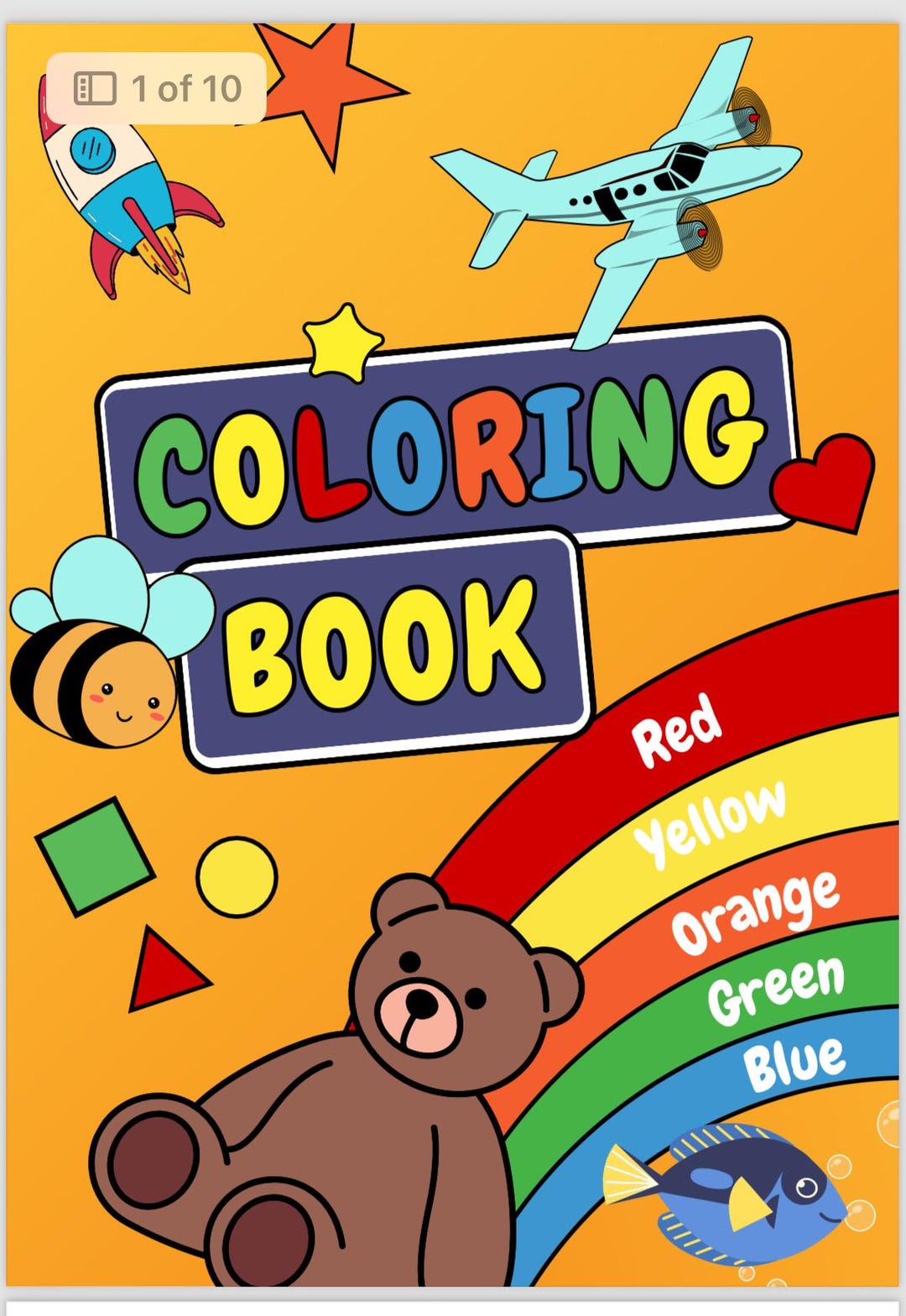 DIGITAL Printable Colouring Book - Etsy