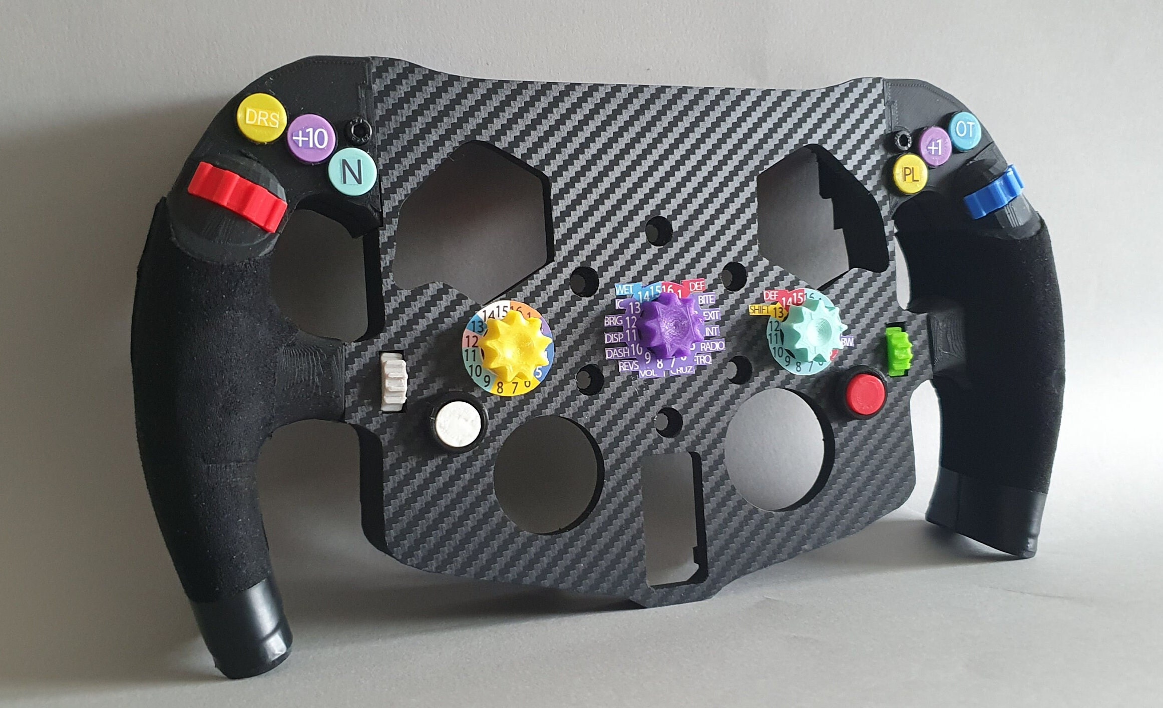 Logitech G29 G923 F1 Steering Wheel Mod Addon Mercedes With Shifters ...