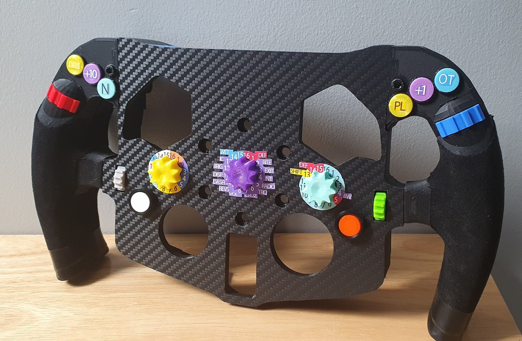 Logitech G29 G923 F1 Steering Wheel Mod Addon Mercedes With Shifters ...