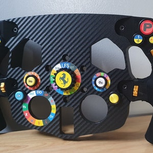 Logitech G29 G923 Mercedes F1 Steering Wheel Mod Addon With LED RPM ...