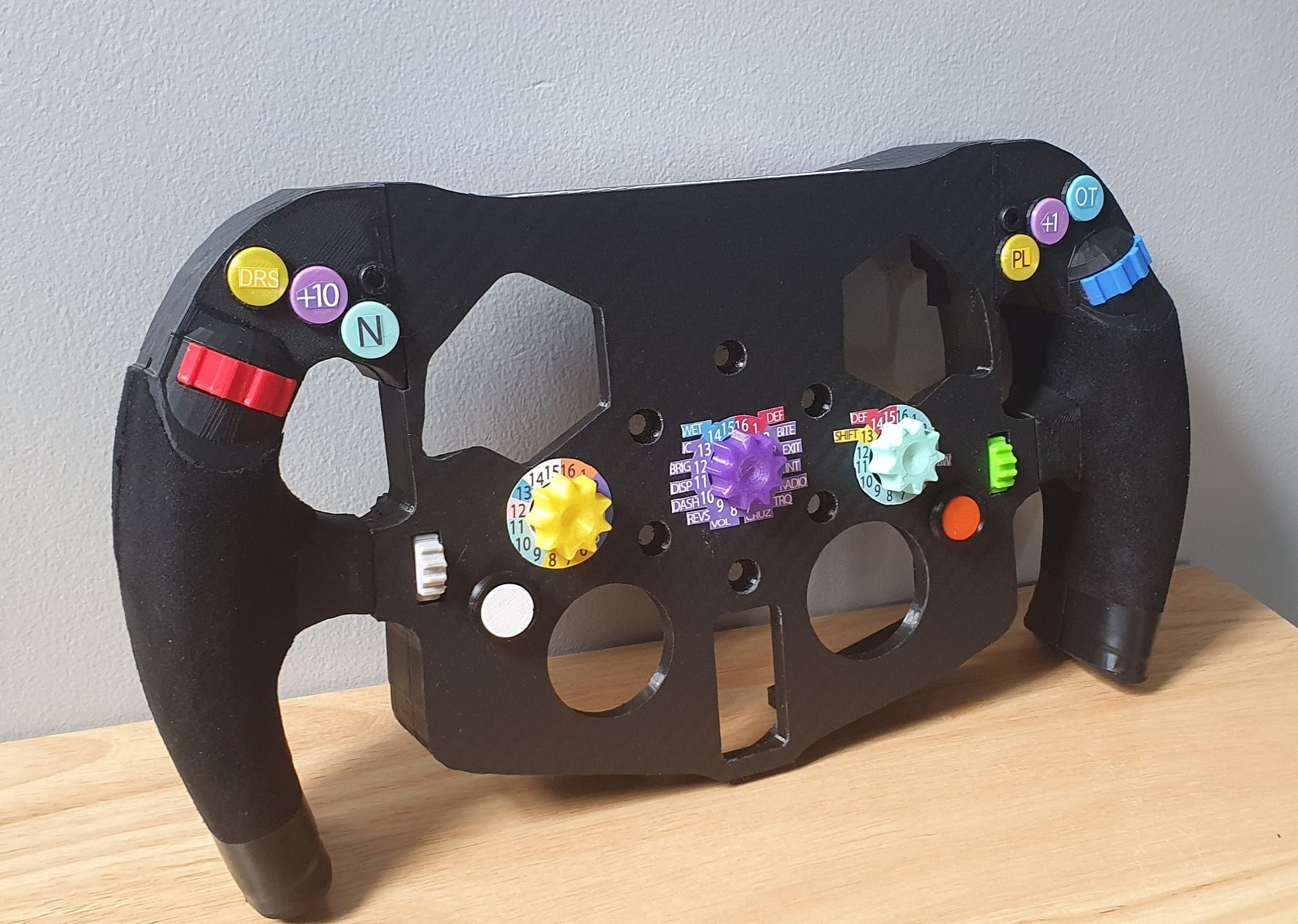 Logitech G29 G923 F1 Steering Wheel Mod Addon Mercedes With Shifters ...