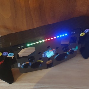 Logitech G29 G923 Mercedes F1 Steering Wheel Mod Addon With LED RPM ...