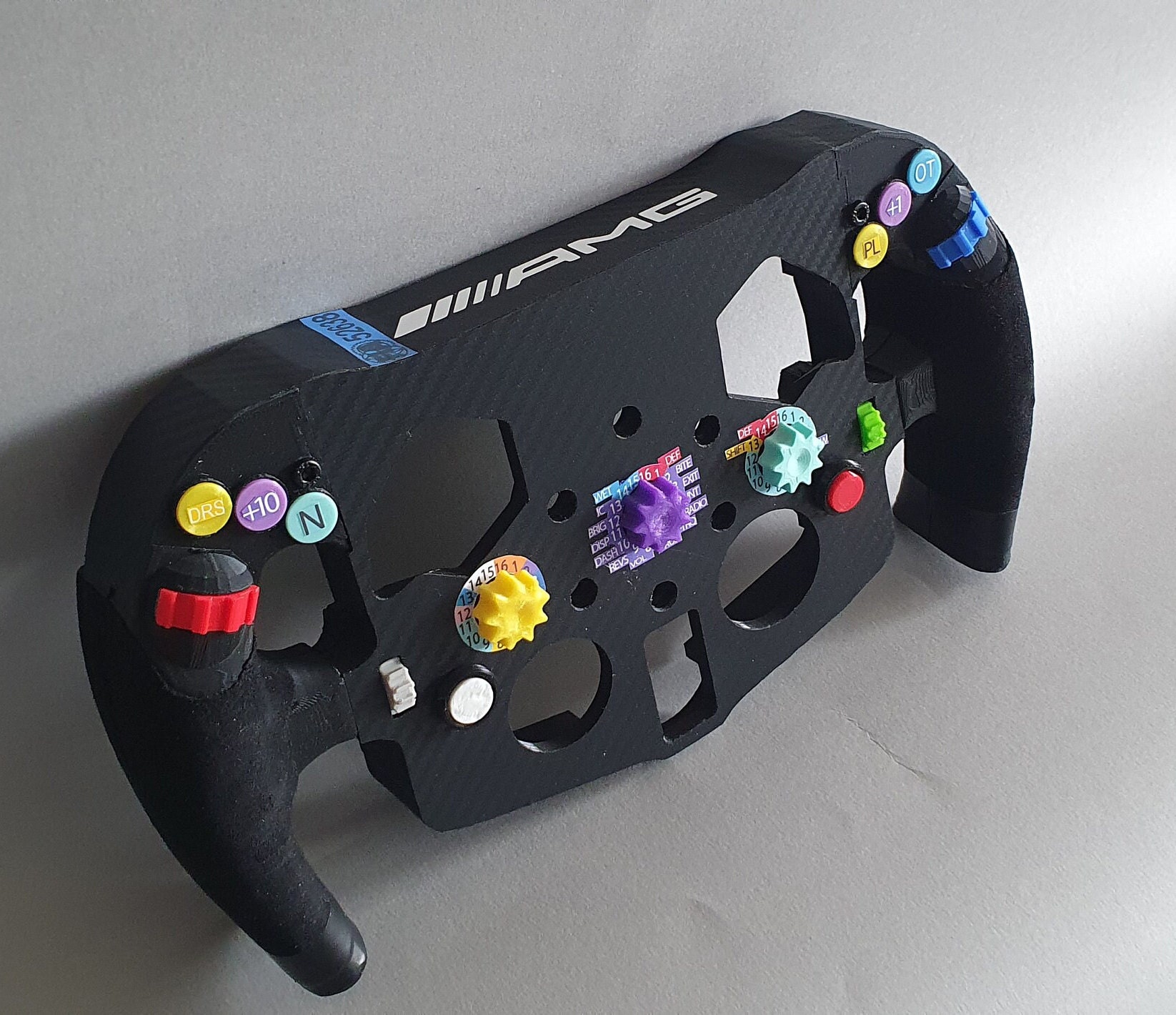 Logitech G29 G923 F1 Steering Wheel Mod Addon Mercedes With Shifters ...