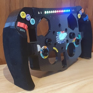 Logitech G29 G923 Mercedes F1 Steering Wheel Mod Addon With LED RPM ...