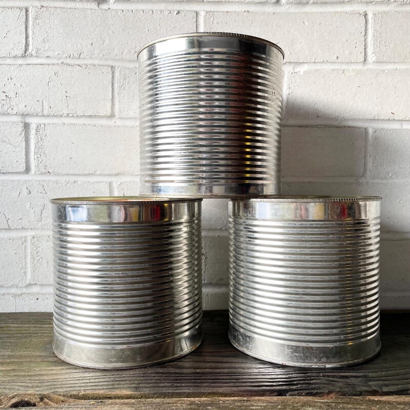 Empty Tin Cans - Etsy