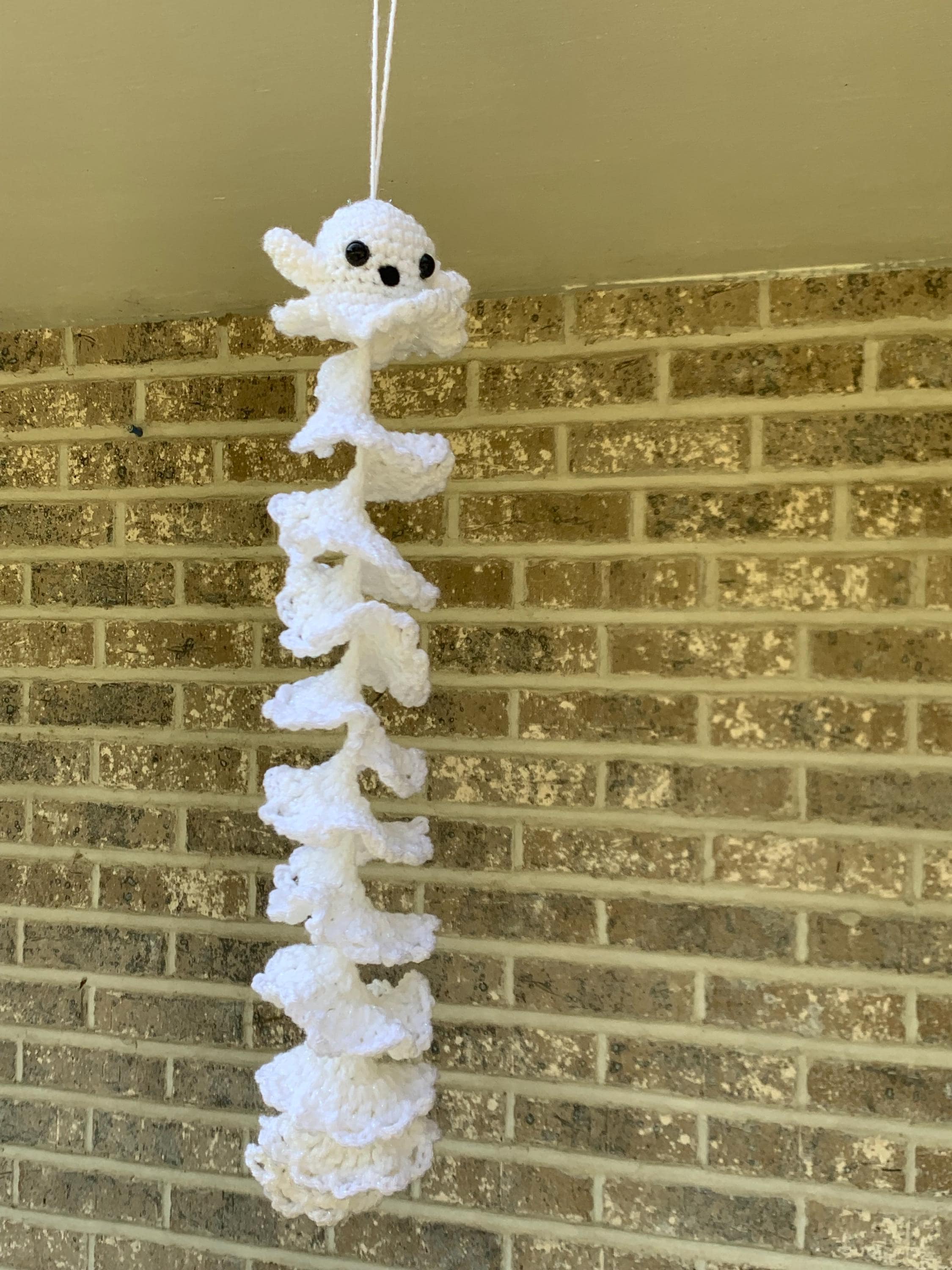 Crocheted Ghost Wind Spinner - Etsy