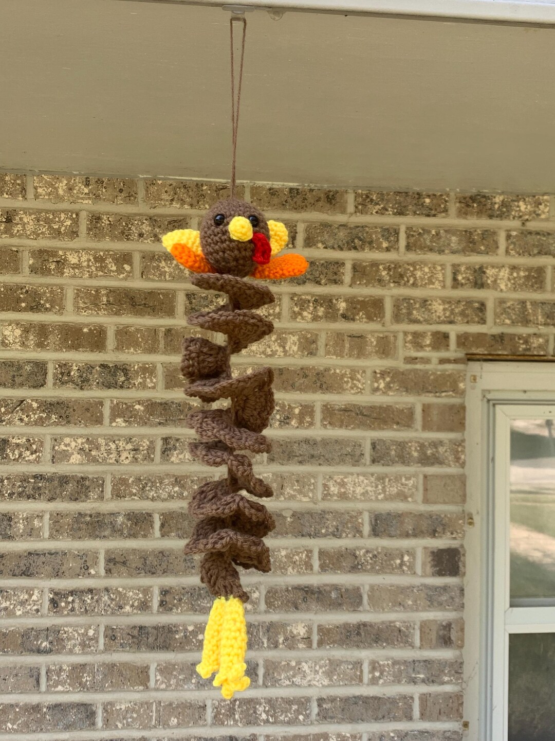 Crocheted Turkey Wind Spinner - Etsy
