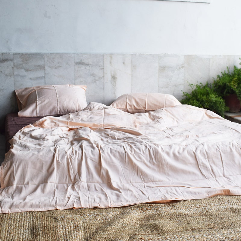 Peach Bedding - Etsy