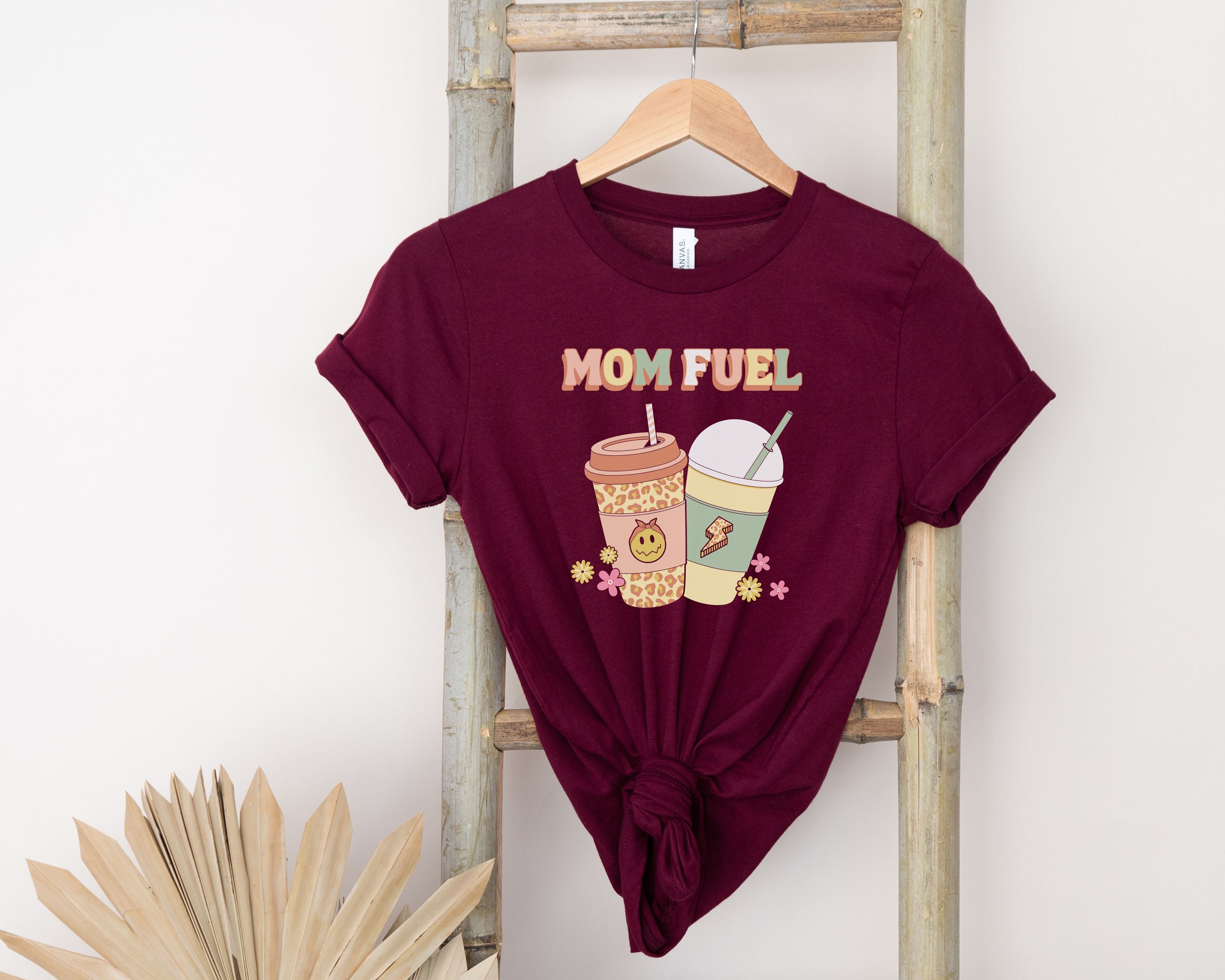 Mom Fuel Shirt, Retro Mom Fuel Tshirt, Mom Life Shirt, Mothers Day Tee ...